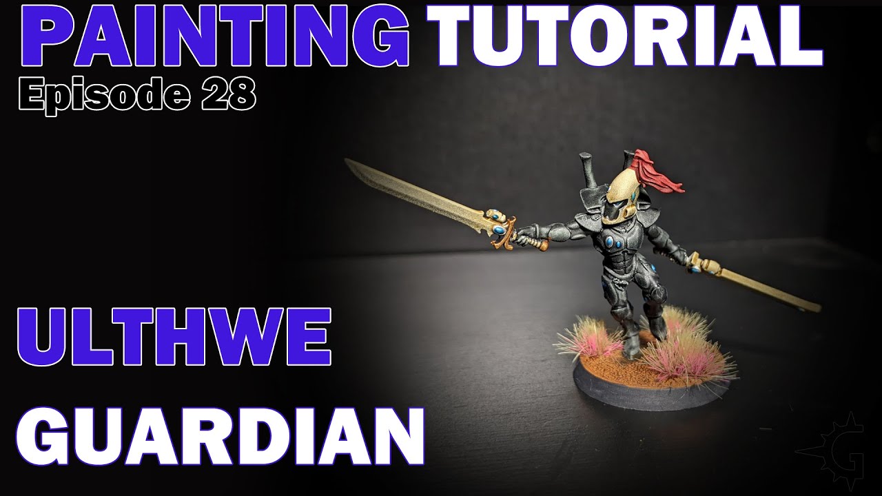15 minute Ulthwé Eldar Guardian: A Painting Tutorial - YouTube