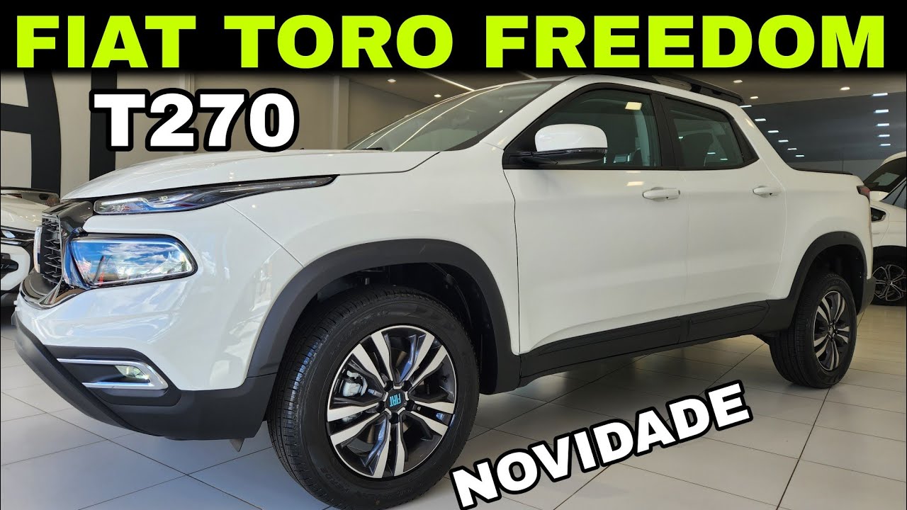 NOVA FIAT TORO FREEDOM 2024 | VEM COM NOVIDADE | DETALHES E PREÇO ...