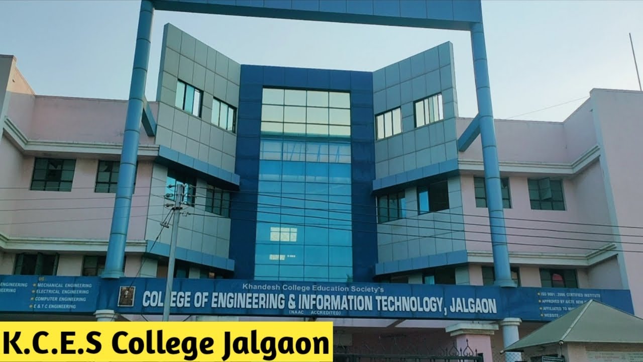 K.C.E.S's College of engineering & information Technology Jalgaon - YouTube