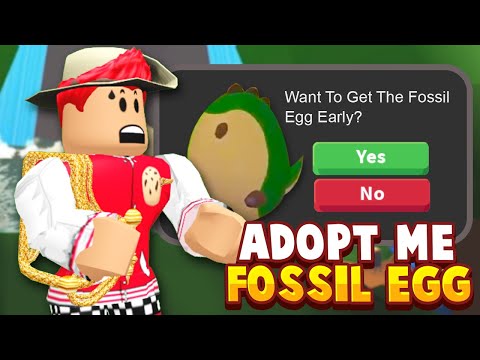 They Got The FOSSIL EGG Early In Adopt Me!? Adopt Me Fossil Isle Update