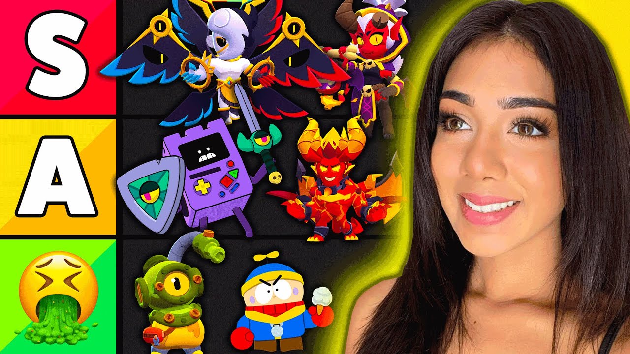 Ranking the NEW Skins in Brawl Stars!! (Angels & Demons) - YouTube