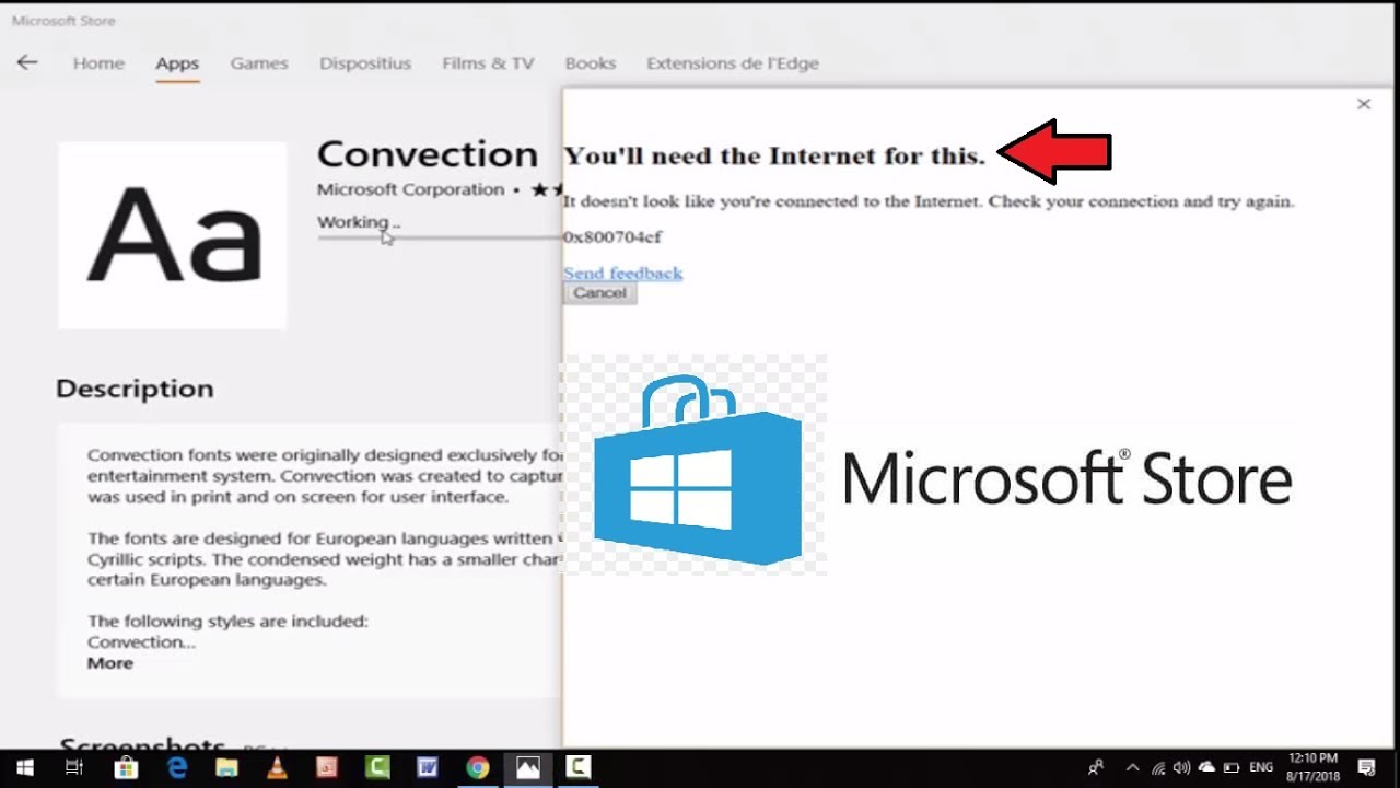 How to Fix You'll Need the Internet for This Microsoft Store Error in ...