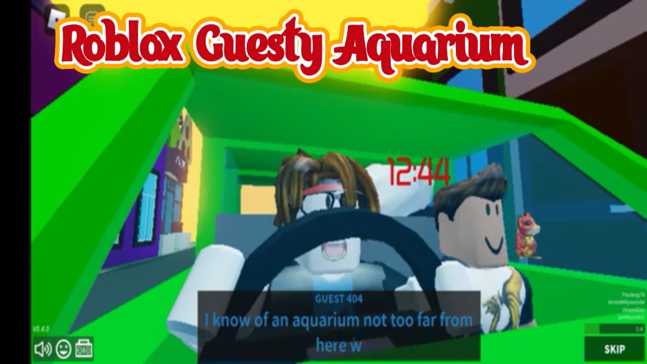 Roblox Guesty 🐬 CHAPTER 4 Escape The Aquarium! - YouTube