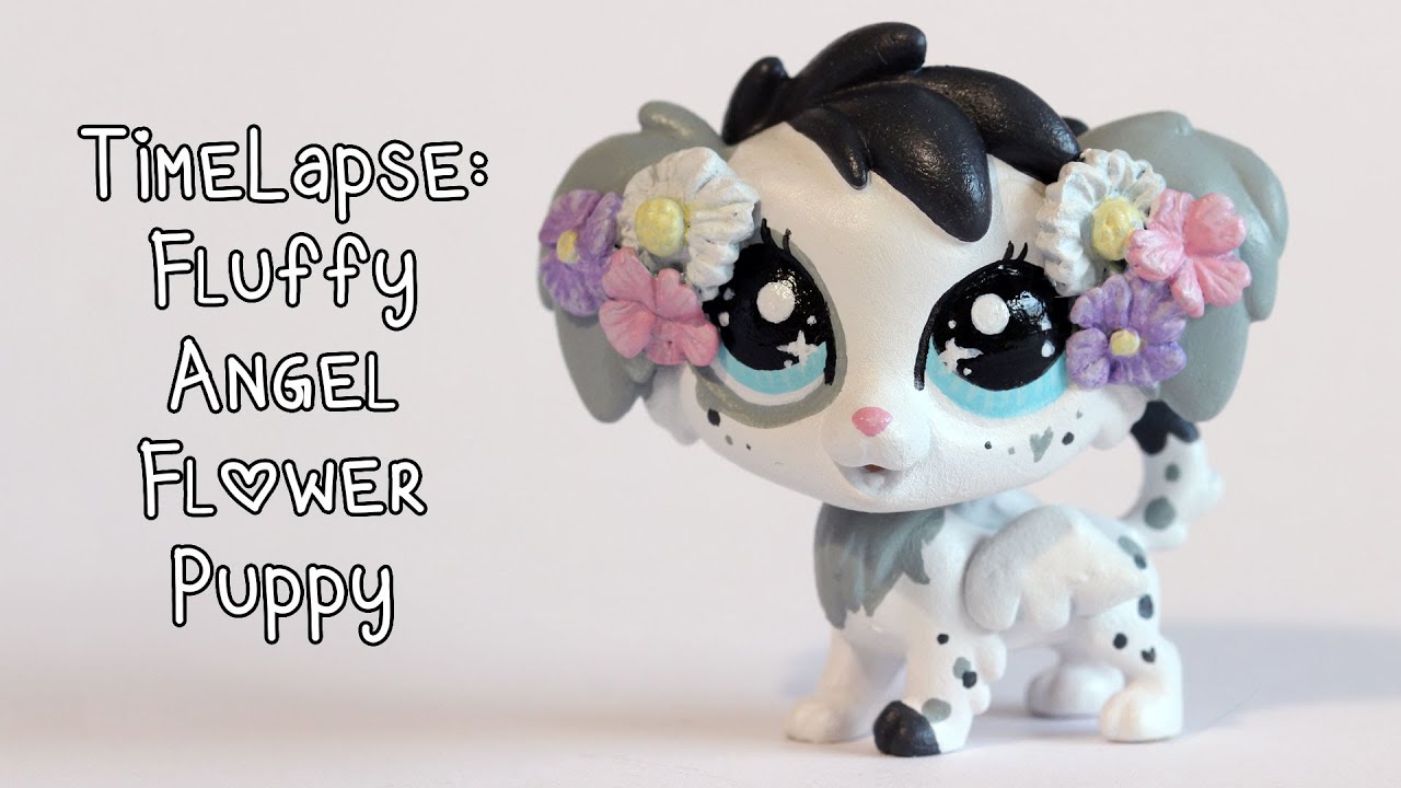 Timelapse: Fluffy Angel Flower Puppy LPS Custom - YouTube