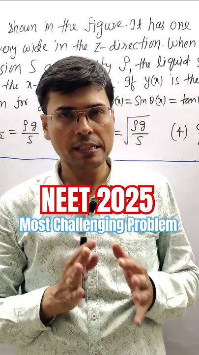 NEET 2025 Physics Paper | Most Challenging Problem #neet #neet2025 #neetpreparation # ...