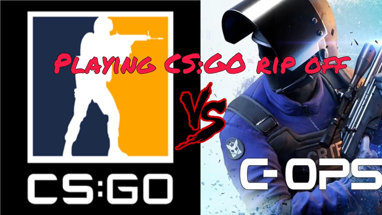 playing cs:go rip off game from appstore - YouTube