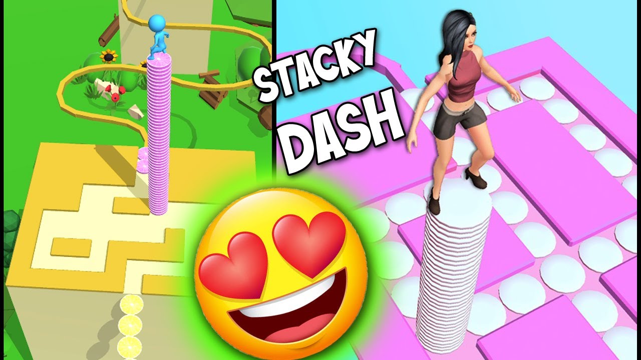 Stacky Dash 🕹️ Try This New and Funny Game 😊 Level 33-34-35 🎮 - YouTube