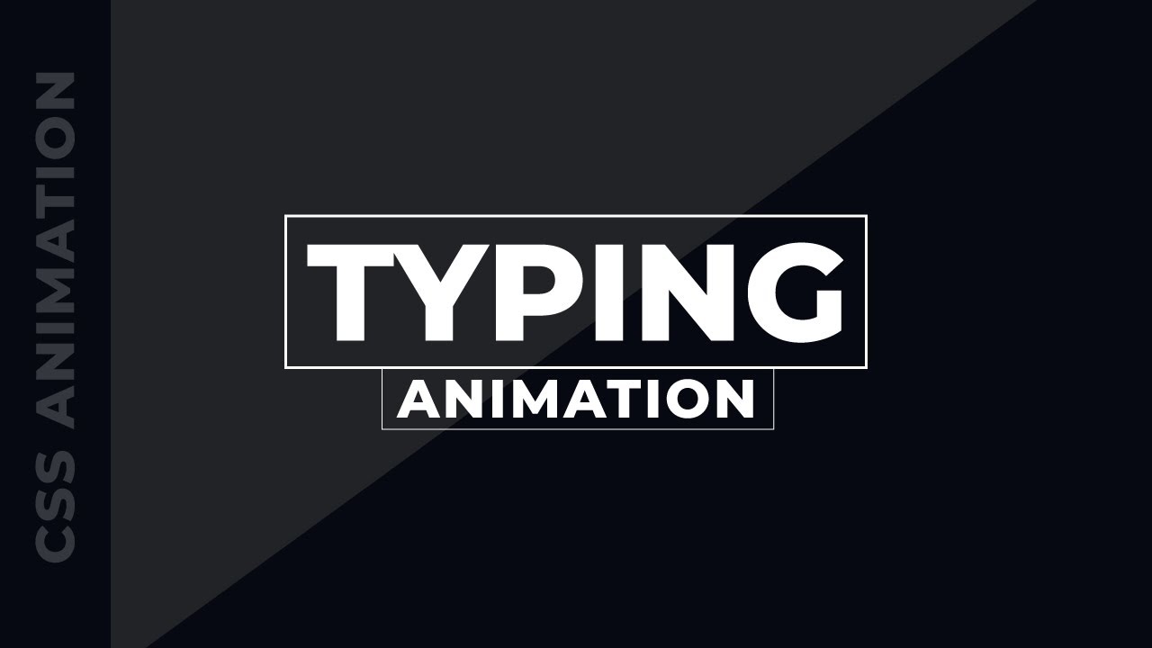 Text Typing CSS Animation | Quick CSS Tips - YouTube