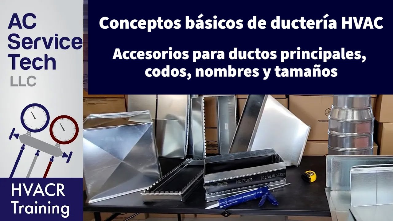 Conceptos básicos de ductería HVAC - Accesorios para ductos principales ...