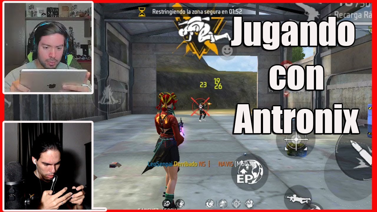 JUGUE FREE FIRE CON ANTRONIX Y ESTO PASO - YouTube