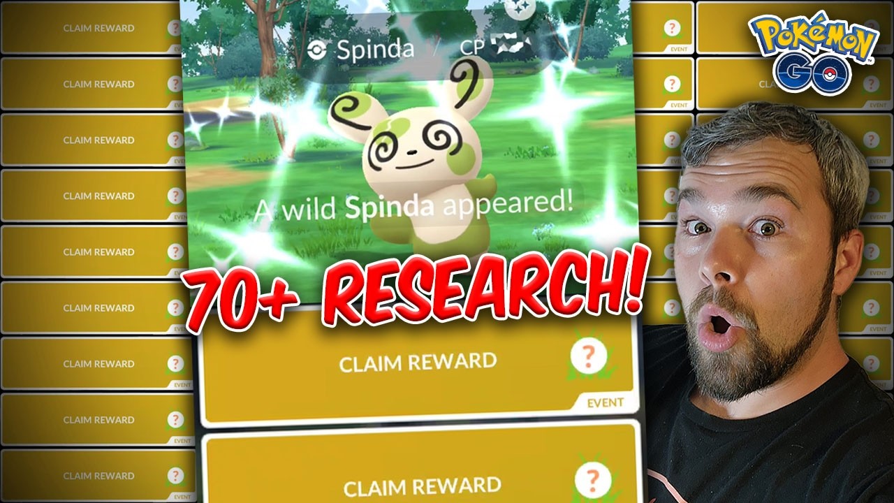 Over 70 Shiny Heart Spinda Research Completed & THIS Is What We Got ...