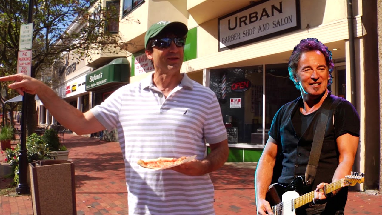 Slicing Jersey STEFANOS PIZZA FREEHOLD,NJ - YouTube