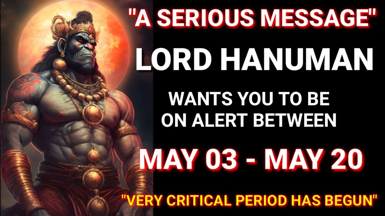 222 🕉 Lord Hanuman 🕉 " A Serious Message Lord Hanuman " .....! " Lord ...