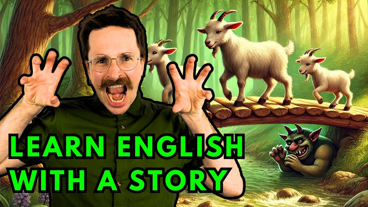 The Three Goats (Beginner) - Easy Stories in English - YouTube