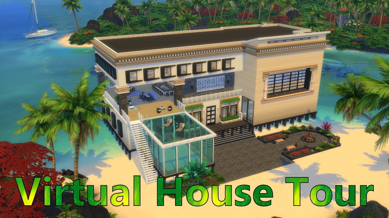 Virtual House Tour: Modern Island Mansion - YouTube