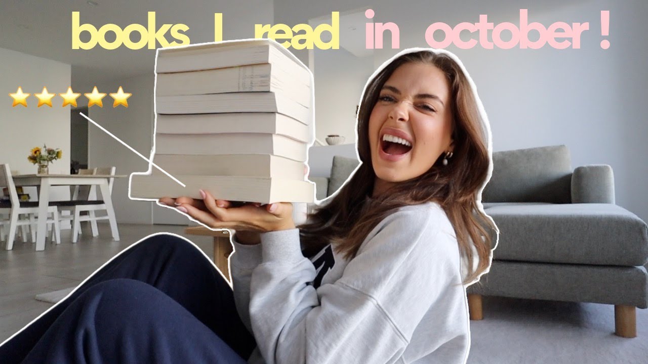 the 7 books I read in October 📚 (the BEST reading month!!!) - YouTube