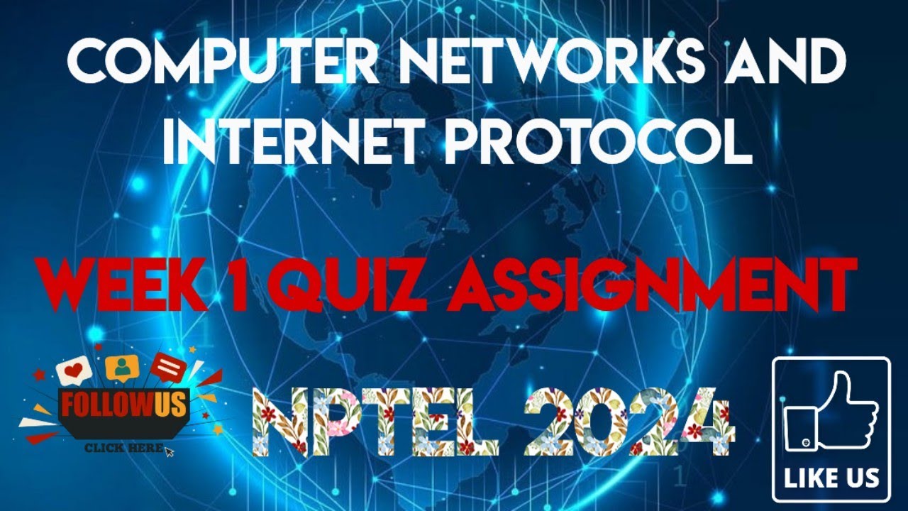 Computer Networks And Internet Protocol | Week 1 Answers | NPTEL 2024 ...