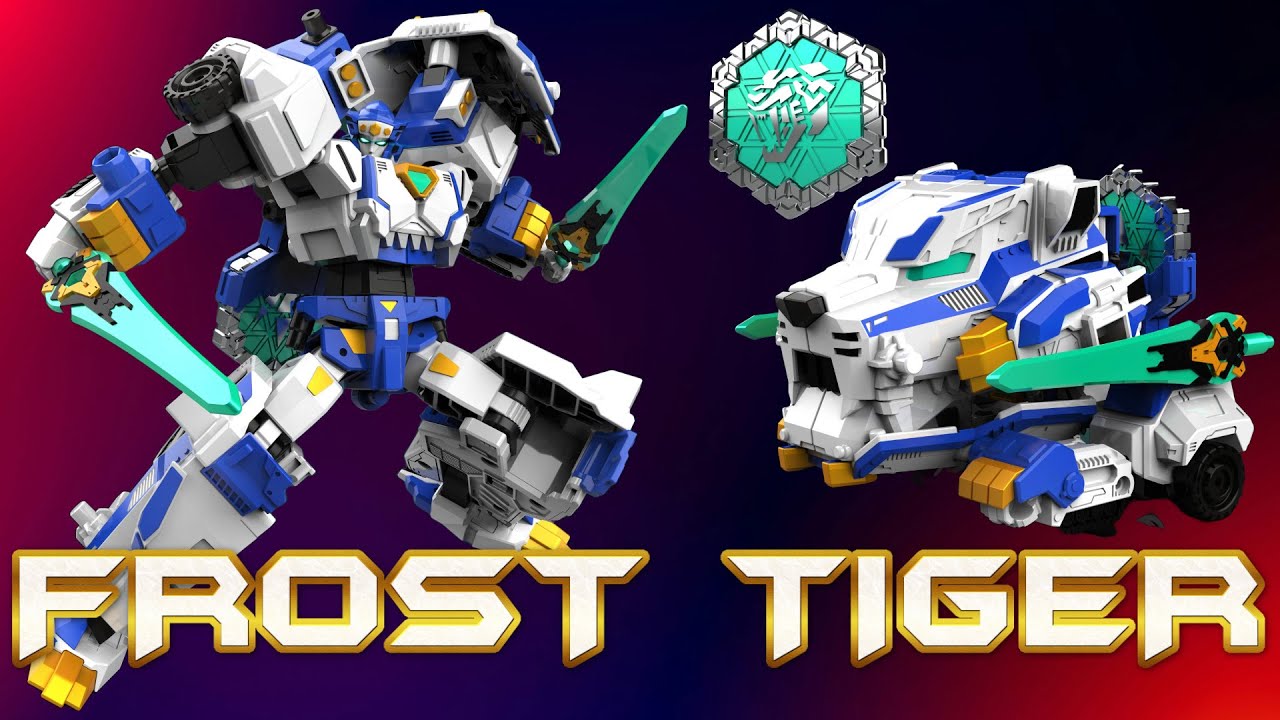 Miniforce Dinoid Frozen Tiger | #miniforce #transformers #miniforcetoys ...