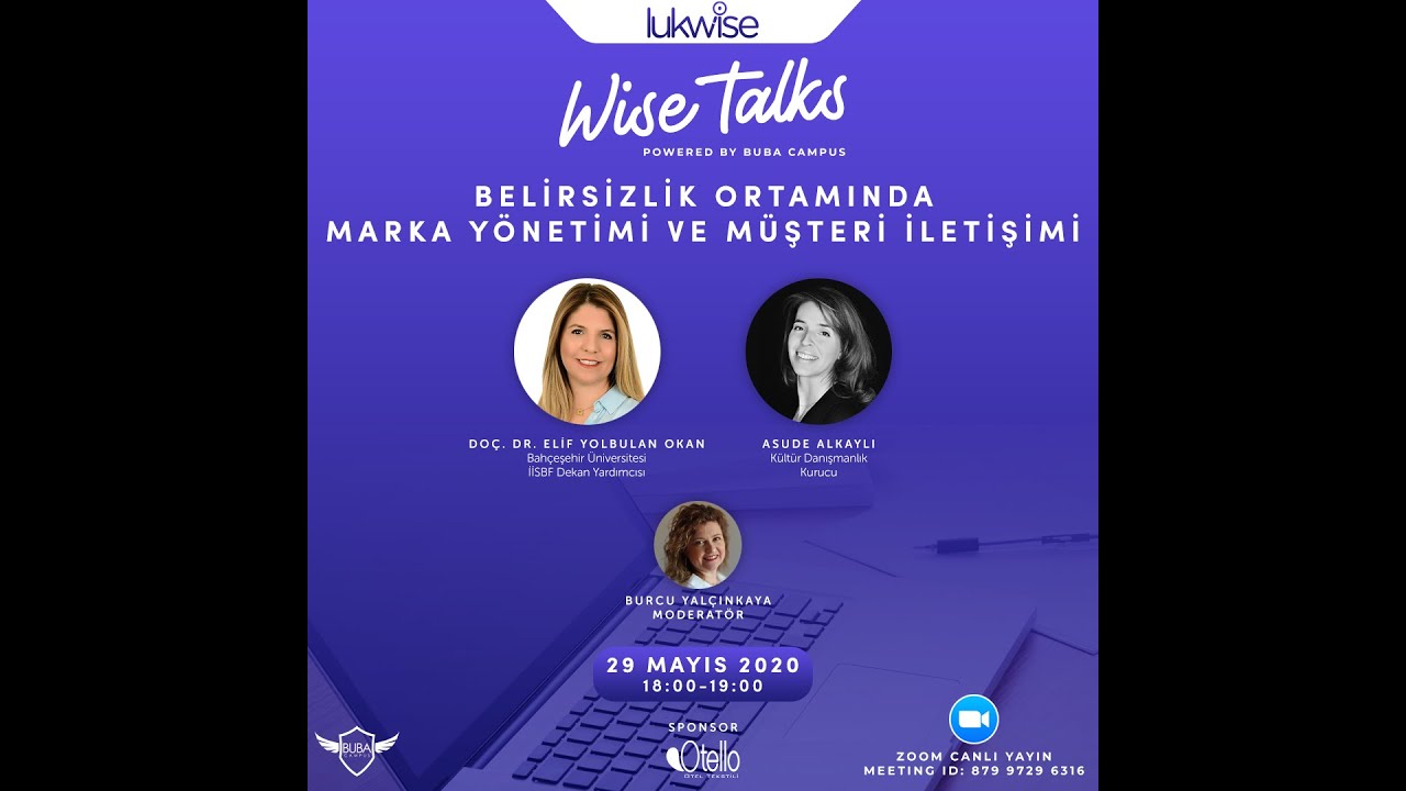 Wise Talks - 29 Mayıs 2020 - YouTube