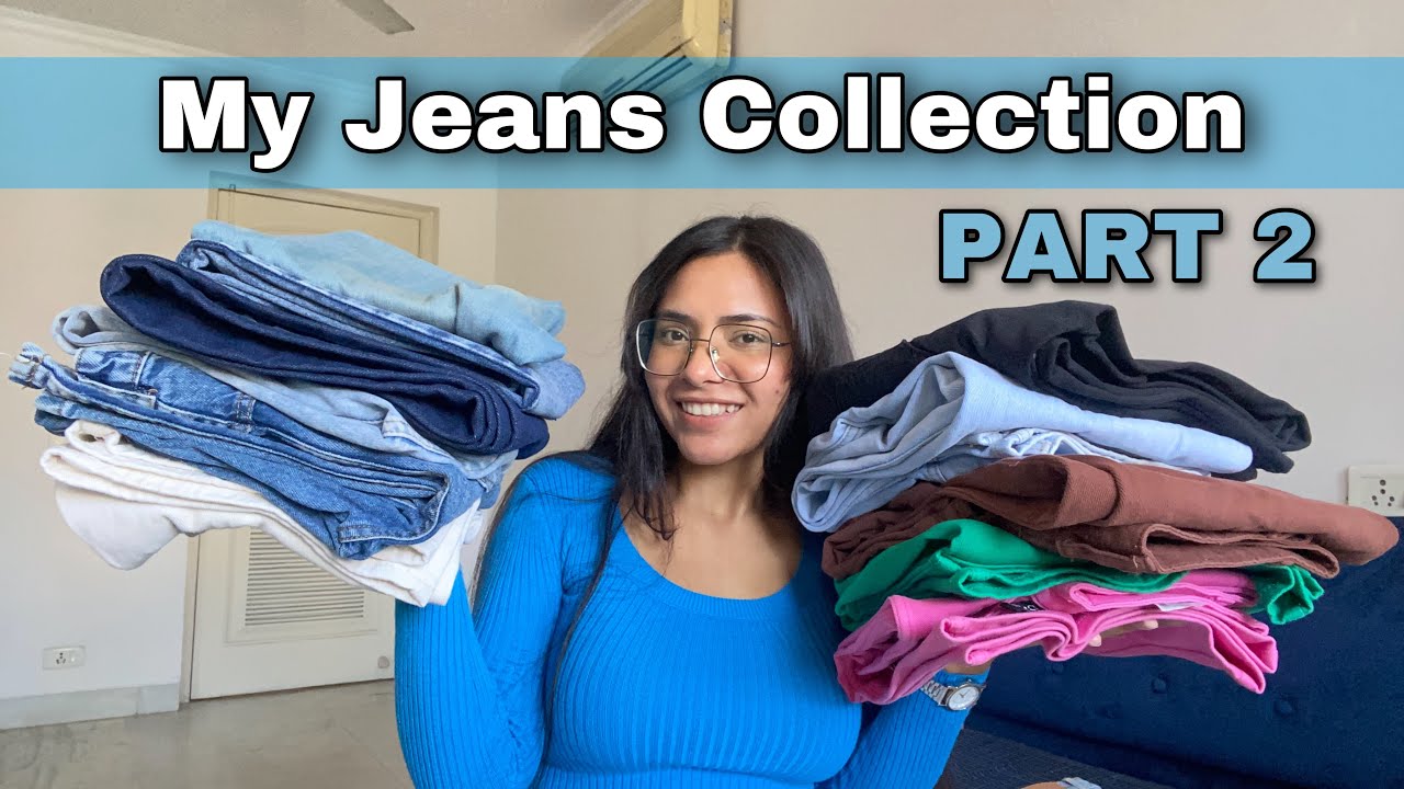 My Jeans Collection PART 2 | Colourful affordable jeans😍 | ChhaviJain ...