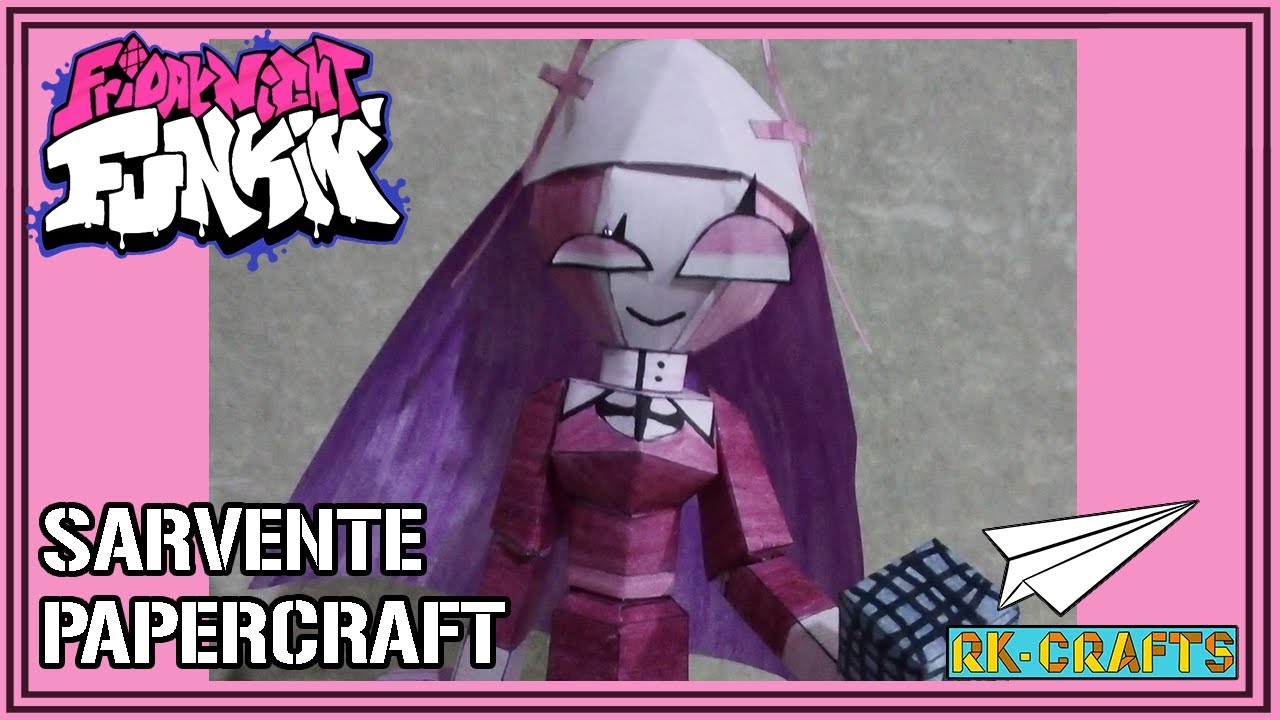 Friday Night Funkin´ Mods | Sarvente Papercraft - YouTube