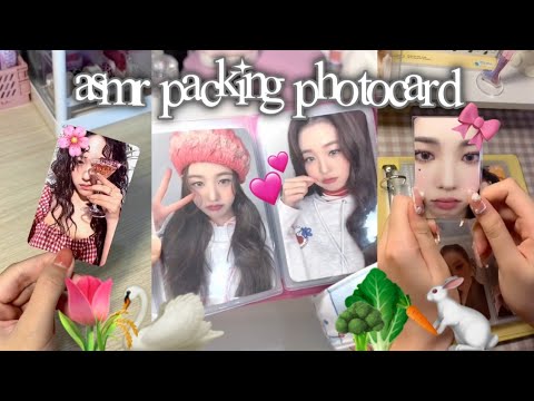 🌷🍥🦢 asmr packing photocard #18 || mocisun - YouTube