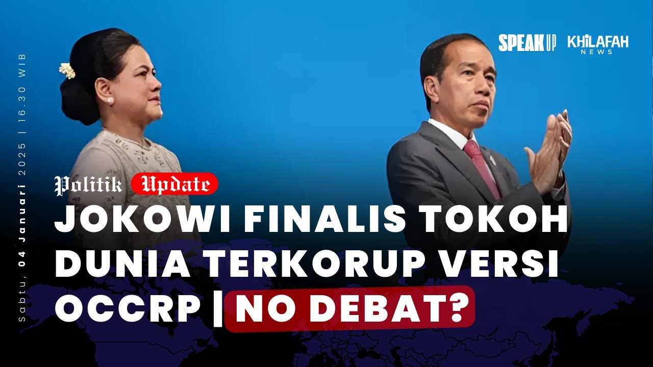 Jokowi Finalis Tokoh Dunia Terkorup Versi OCCRP | No Debat? - YouTube