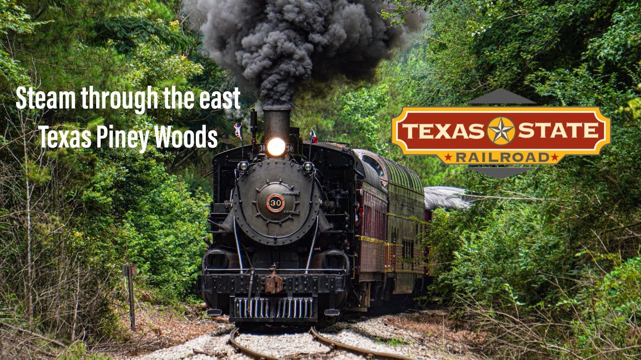 Texas State Railroad: Steam through the Piney Woods! - YouTube