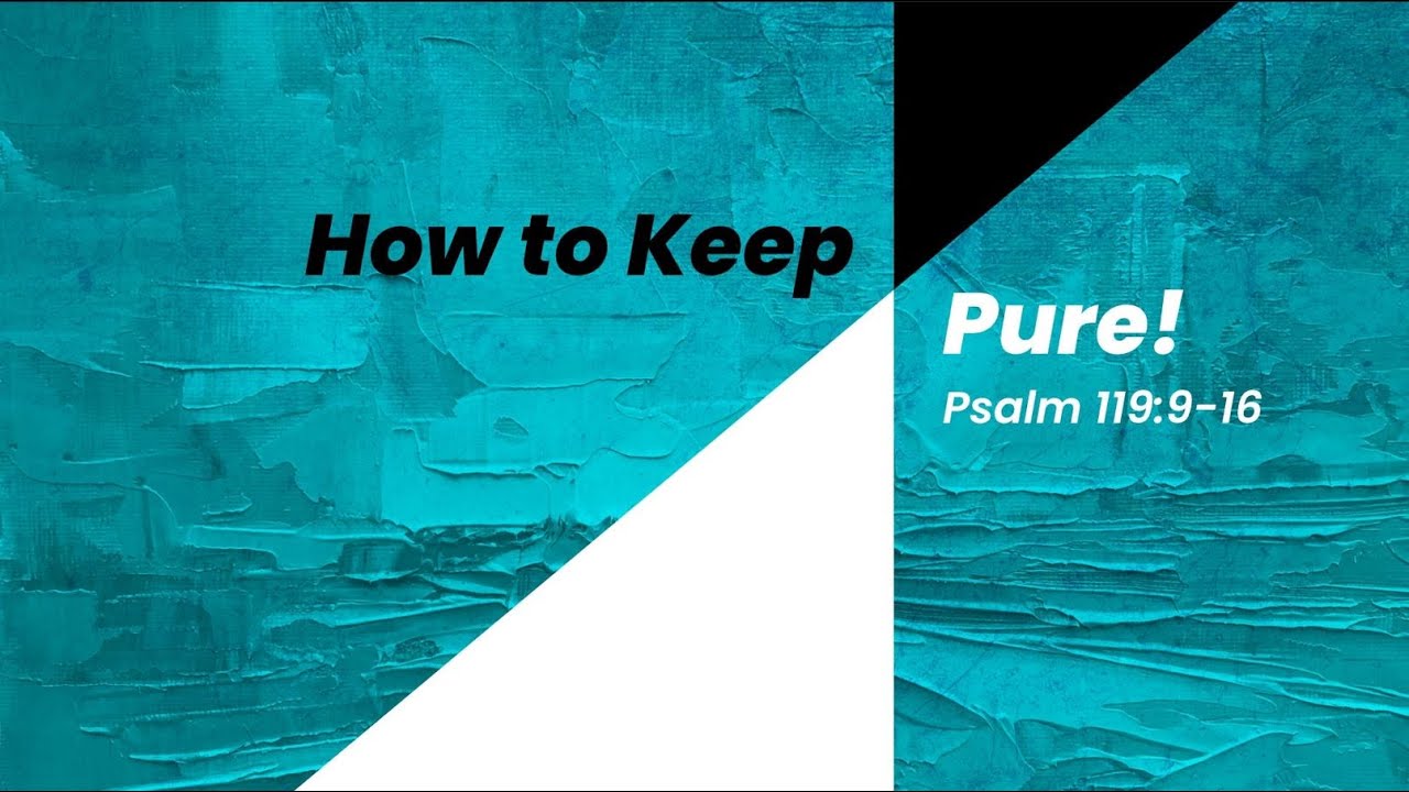 How To Keep Your Way Pure! - YouTube