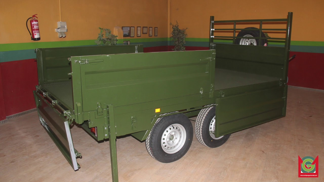 Remolque Carro Basculante Hidraulico Electrico Manual - Remolques Gomez ...