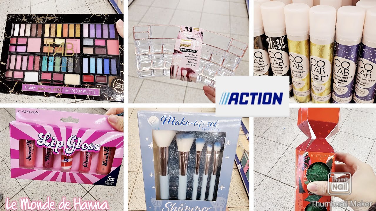 ACTION ARRIVAGE 08-11 COSMÉTIQUES BEAUTÉ MAQUILLAGE 💄 - YouTube