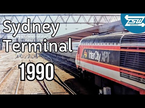 Train spotting Central Sydney Terminal 1990 - Evening & Night XPT 86 44 ...