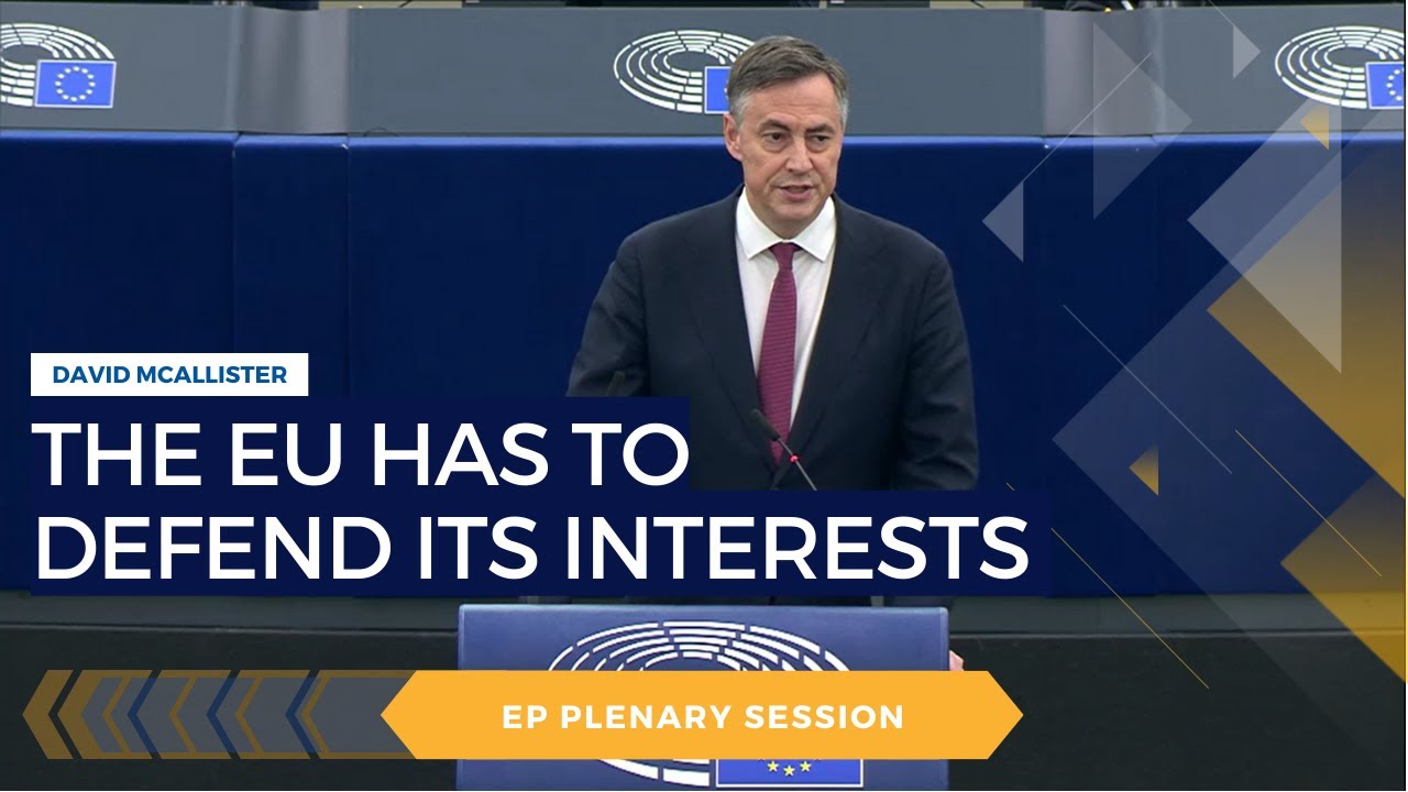 The EU has to proactively defend our interests in the world! - YouTube
