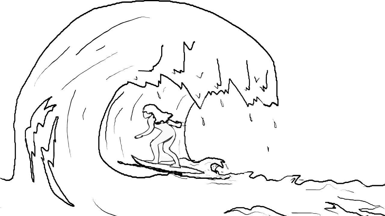 Lost Surfer - 2D Animation - YouTube