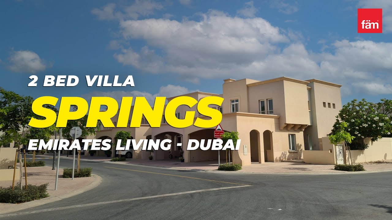 Stunning 2 Bed Villa in Springs, Emirates Living - Dubai - YouTube