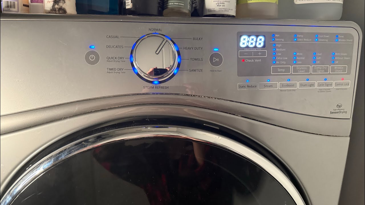 Whirlpool dryer diagnostic mode tutorial (2011ish to present models?) - YouTube