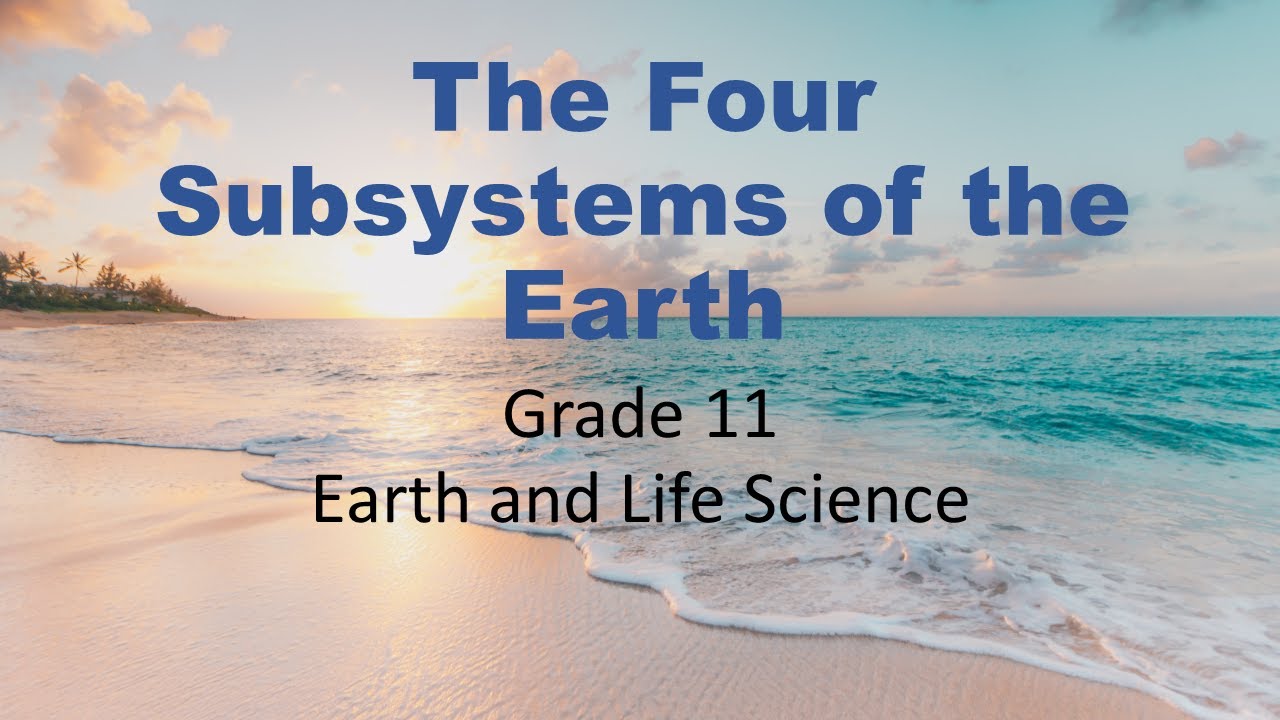 The Four Subsystems of the Earth - YouTube