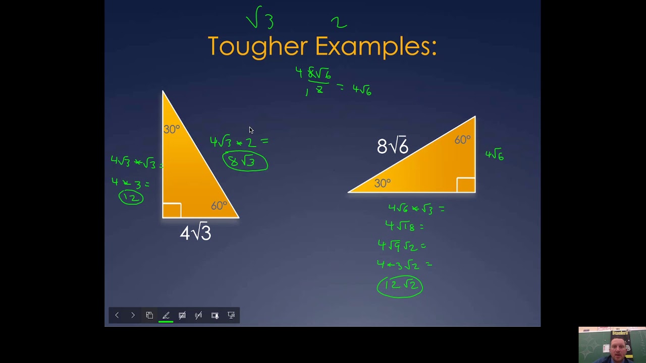 HG7 4 4 30 60 90 Triangle Examples YouTube hg7-4-4-30-60-90-triangle-examples-youtube