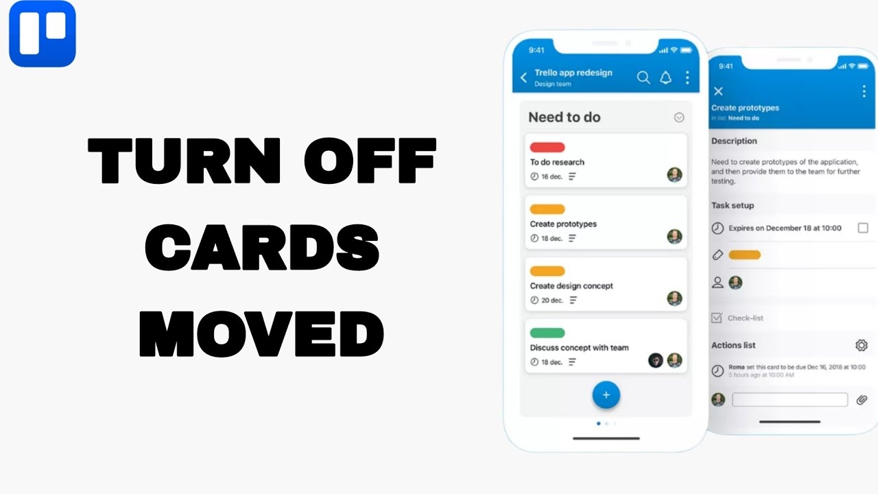 How To Turn Off Cards Moved On Trello App - YouTube