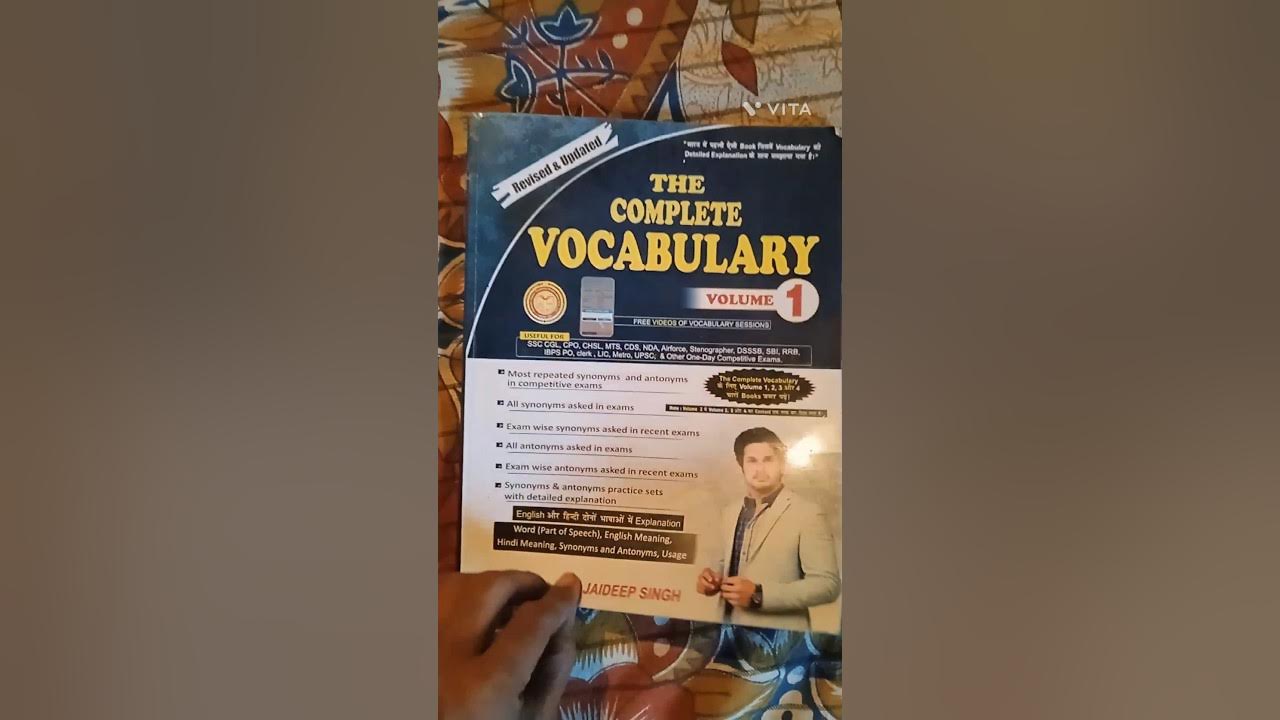 the complete vocabulary volume 1 by Jaideep sir volume 1 book review ...