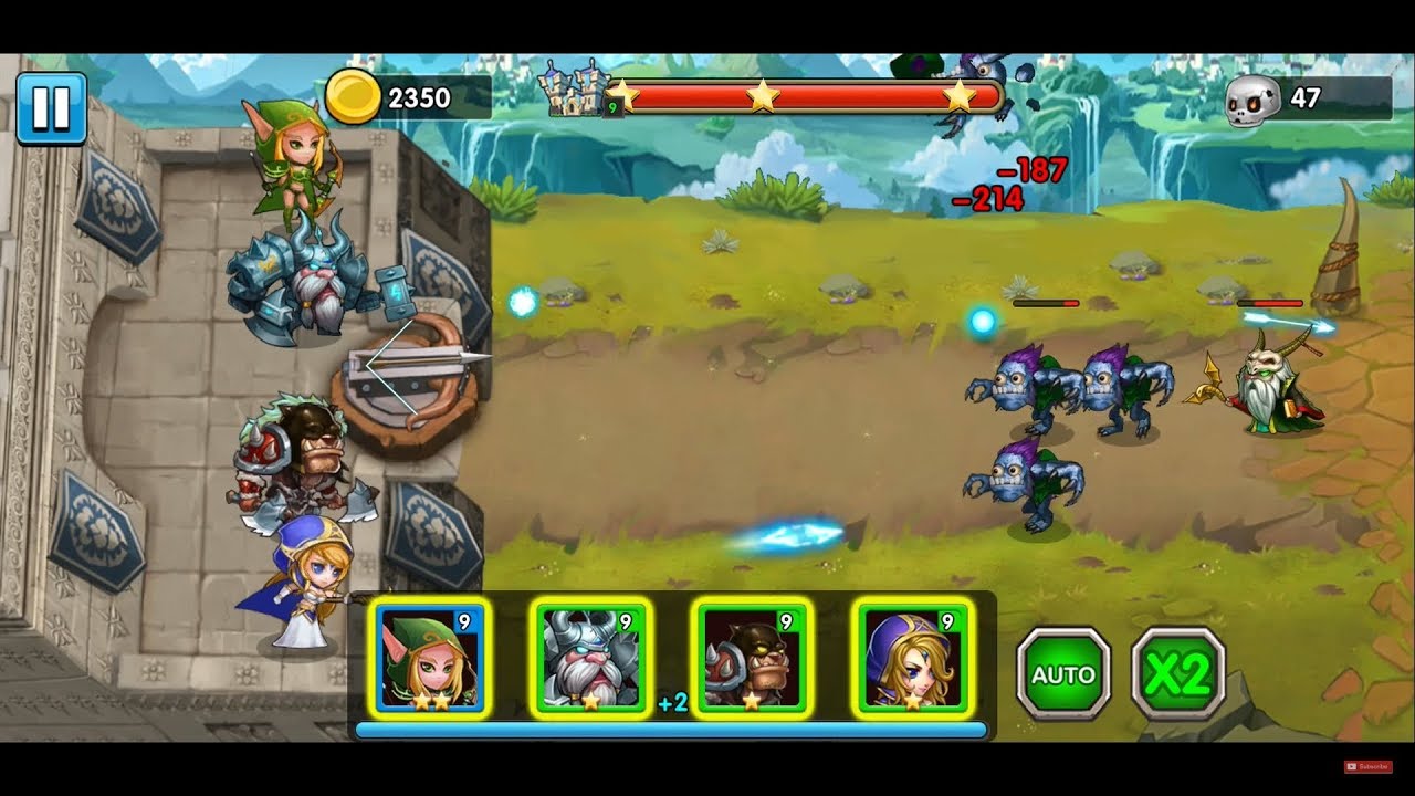 Defender Heroes: Castle Defense - Epic TD Game (Android iOS Gameplay ...