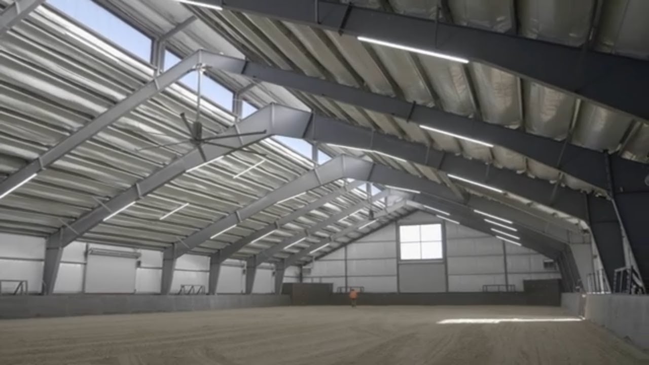 20,000 sqft Horse Arena | Great Western Building Systems - YouTube