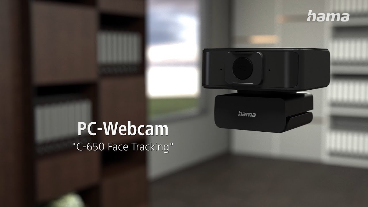 Hama PC-Webcam "C-650 Face Tracking" - YouTube