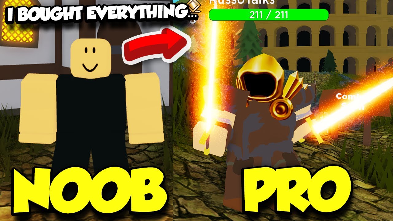I Bought EVERYTHING In Rumble Quest And Went From Noob To PRO! (Roblox ...