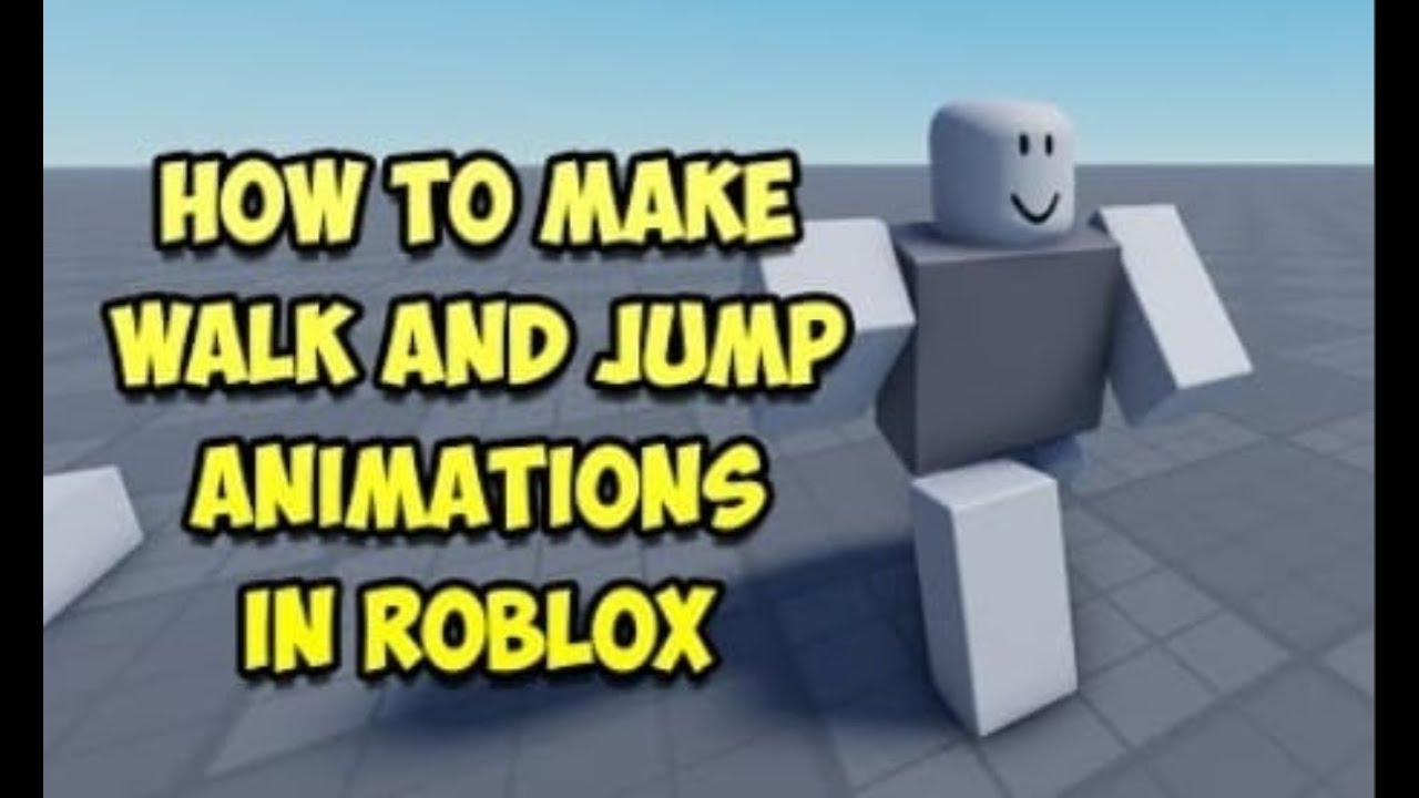 How To Make A Walking And Running Animation In Roblox Studio - YouTube