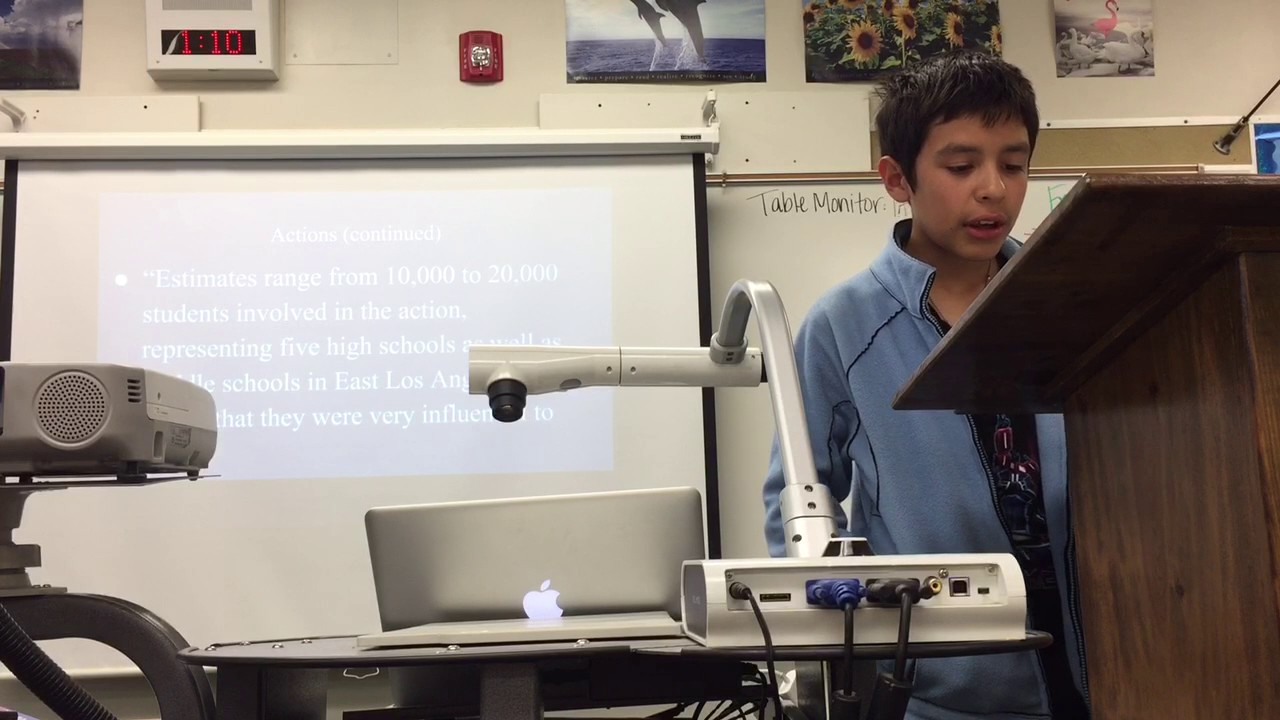 Miguel Israel Garcia: Presentation Sal Castro/East LA walkouts - YouTube