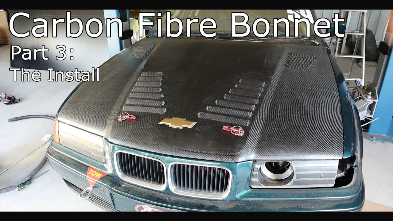[BUILD] Making a Carbon Fiber Bonnet: The Install - YouTube