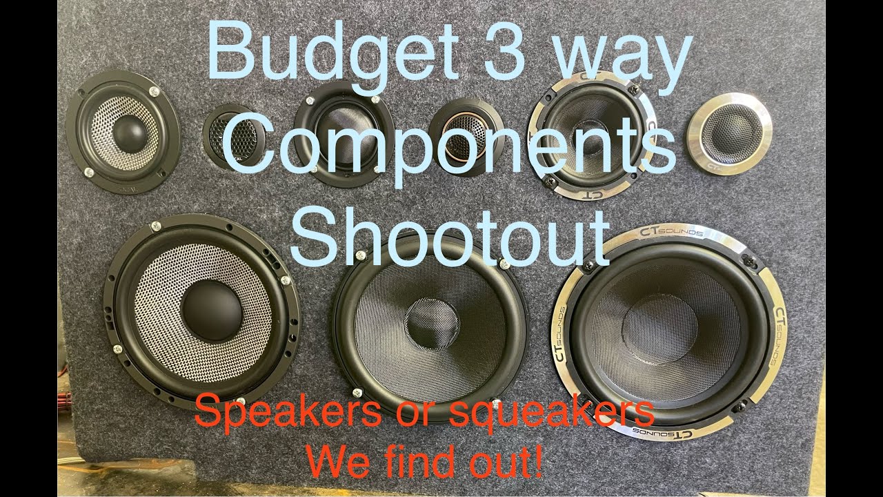 3 way components shootout. do they all sound the same? - YouTube