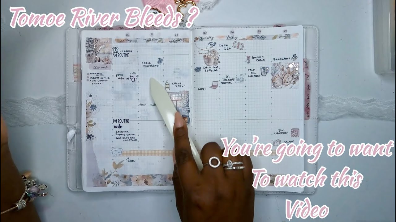 ISSUE WITH TOMOE RIVER PAPER BLEEDING| HERE A FIX #journaling # ...