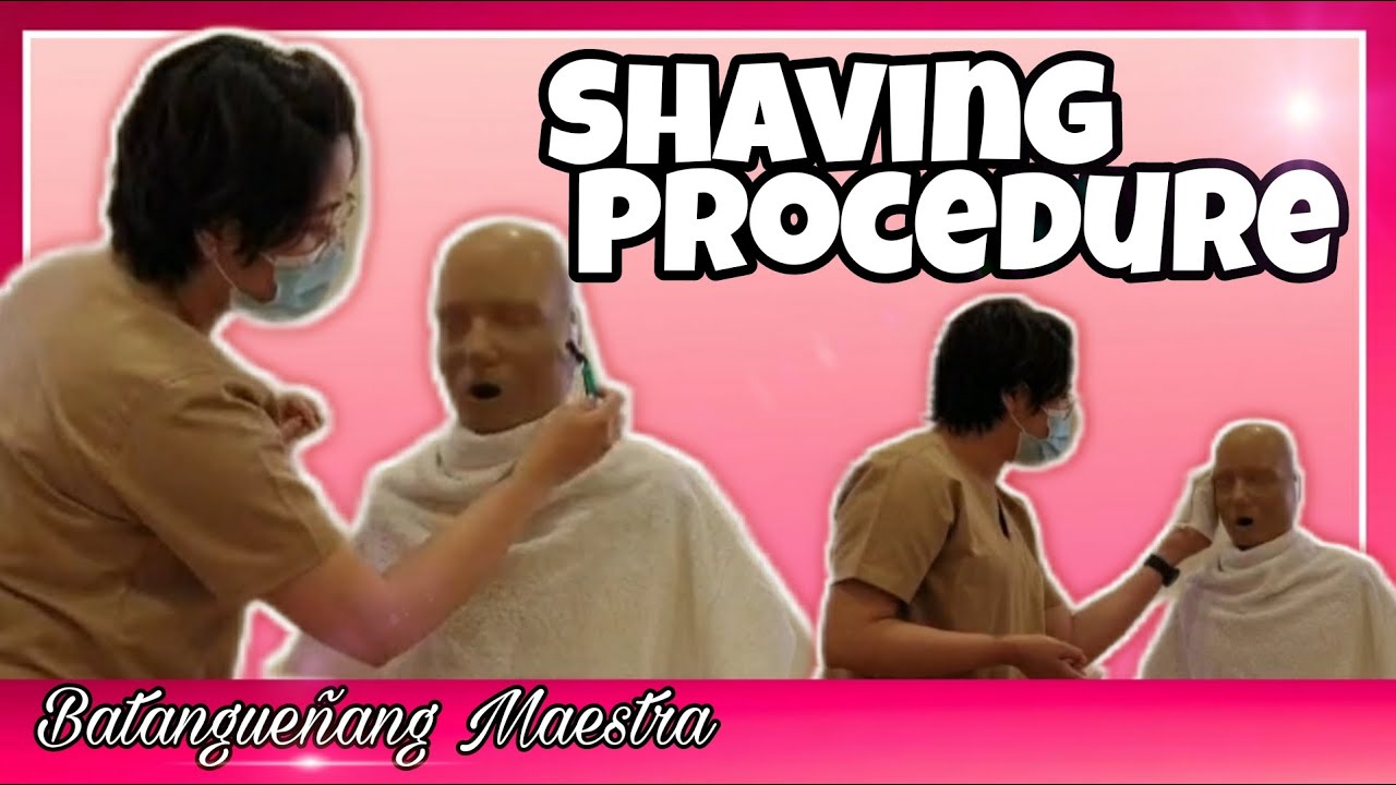 Shaving Procedure | Health Care and Caregiving | Miss Rei - YouTube